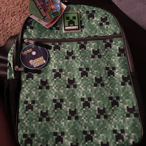 Accessories | Minecraft Backpack With Flashing Lights | Poshmark